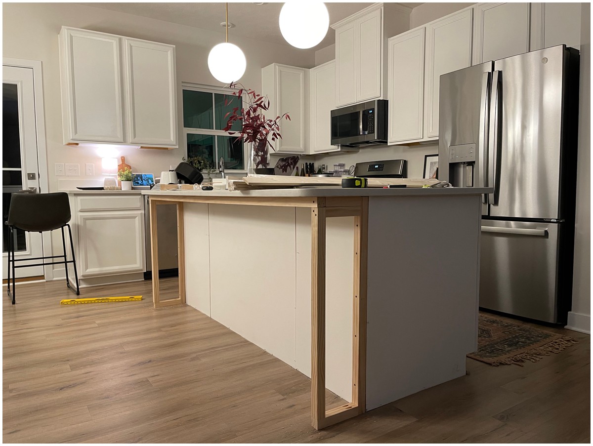 Our DIY Kitchen Island Makeover