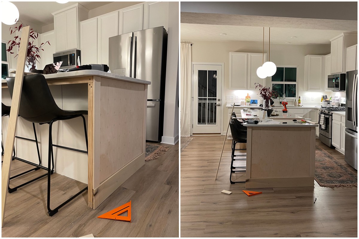 Our DIY Kitchen Island Makeover - Cleveland Wedding Photographers